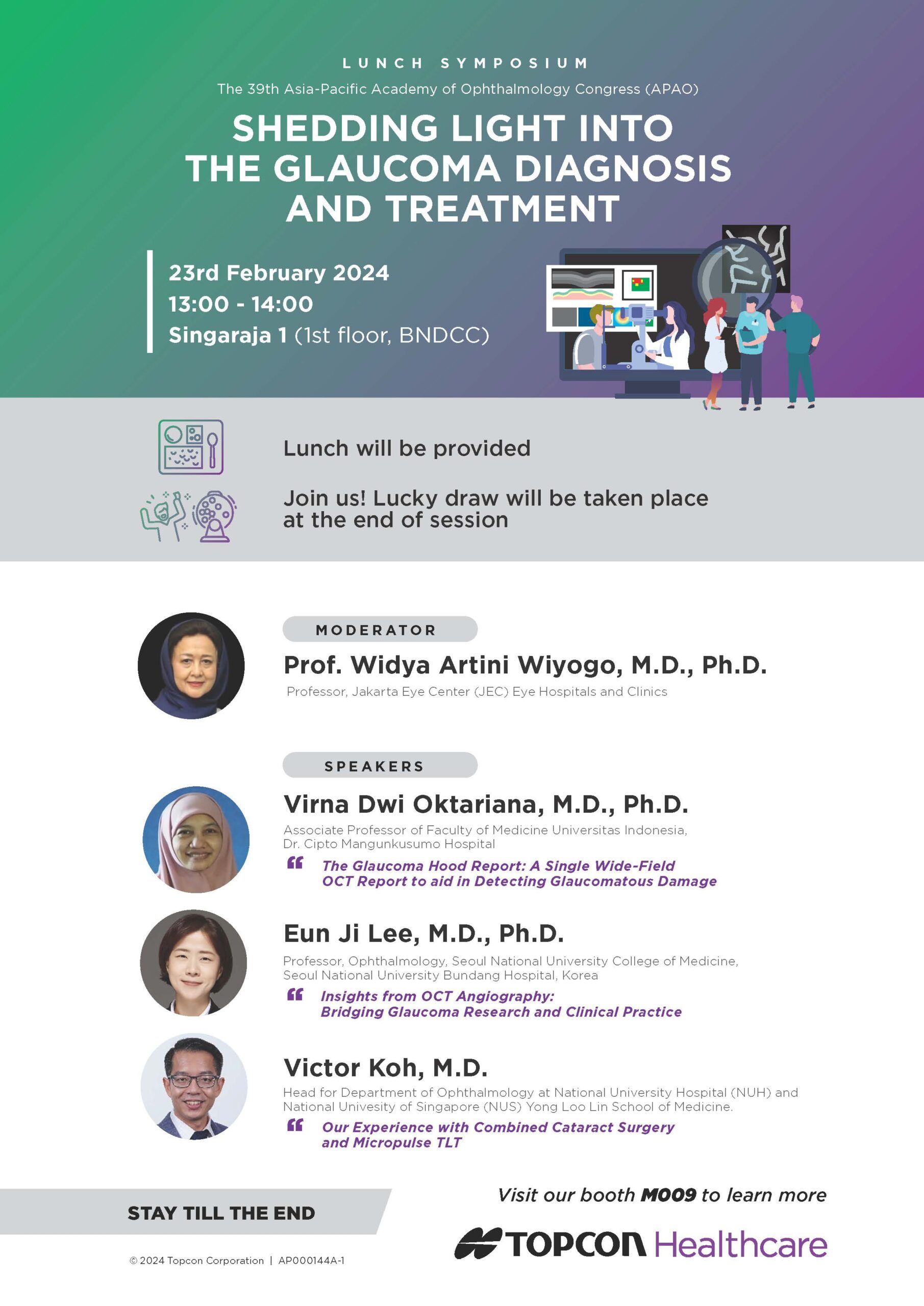 39th APAO 2024 - Lunch Symposium - Topcon Healthcare - KOR
